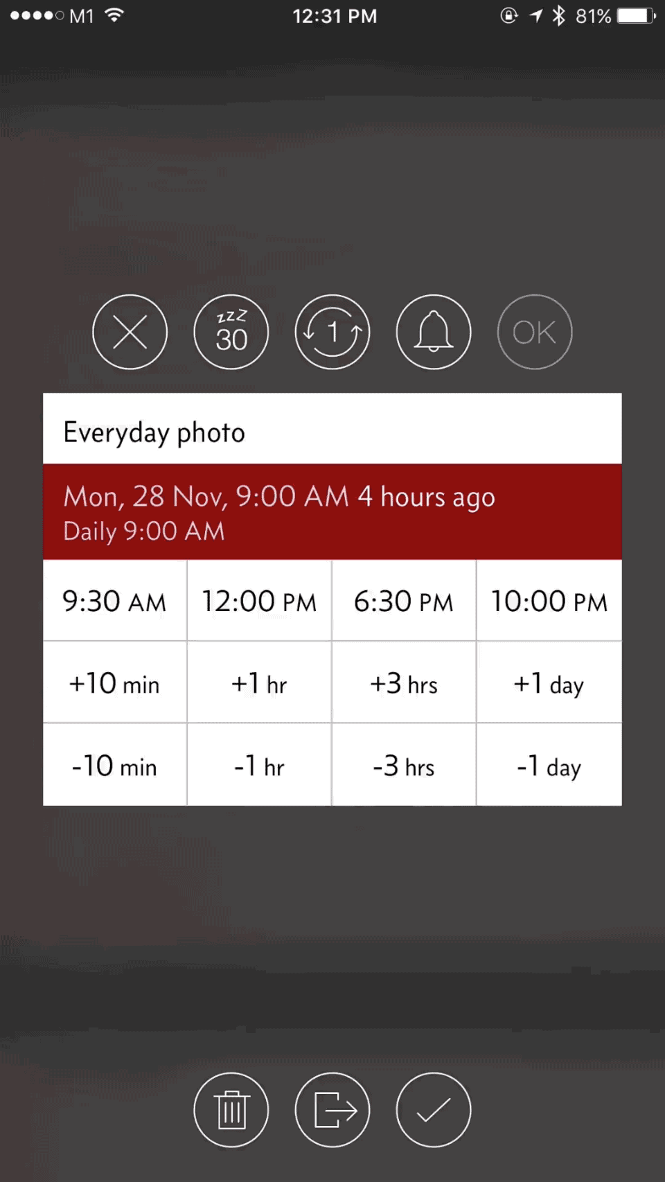 Duplicating a Reminder or Timer – Due App Support